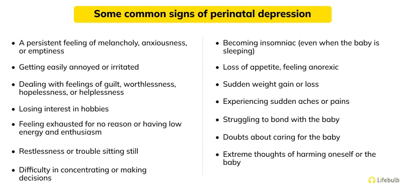 What is perinatal depression? Types/Symptoms/Treatment